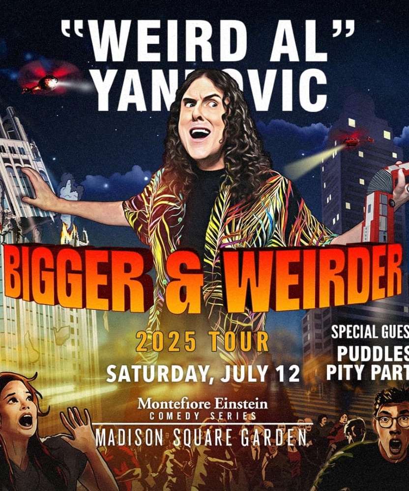 Weird Al Yankovic - Bigger & Weirder 2025 Tour - 12 July 2025 - Madison ...