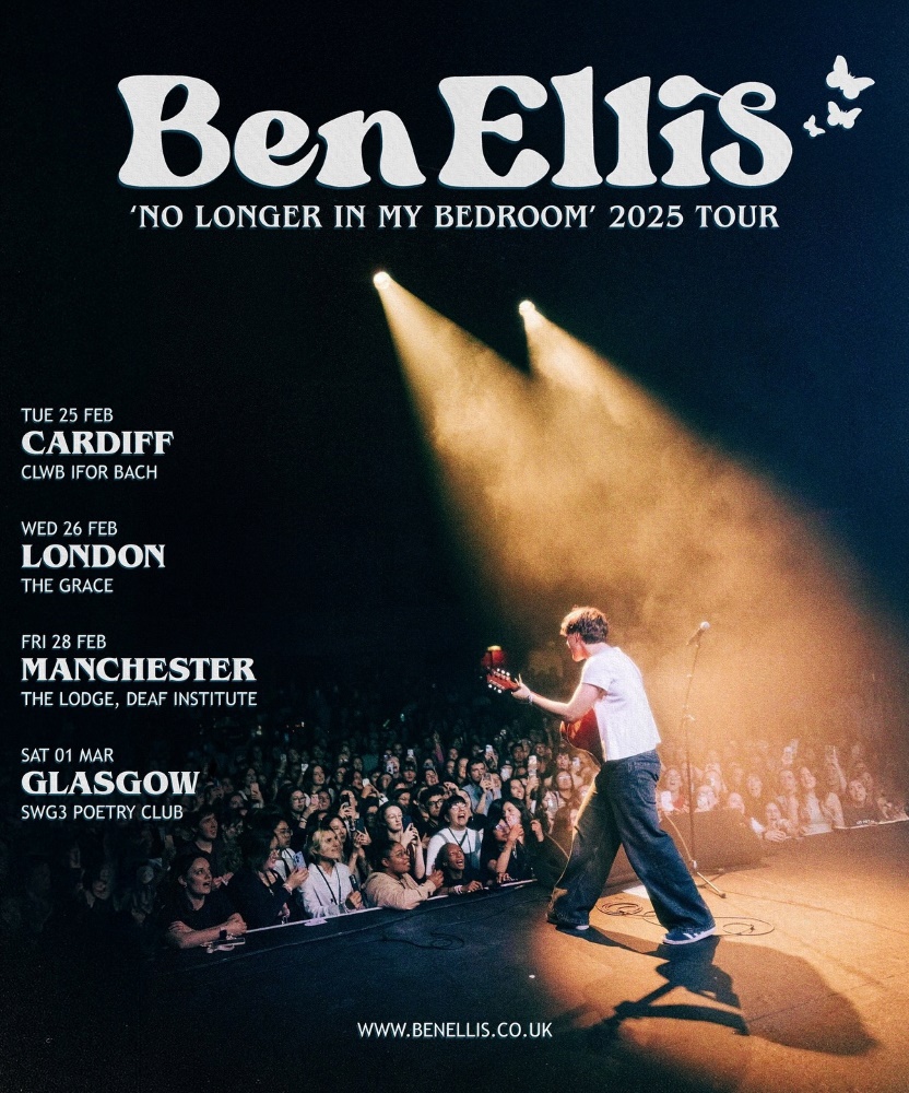 Ben Ellis - No Longer In My Bedroom 2025 Tour - 25 February 2025 - Clwb ...