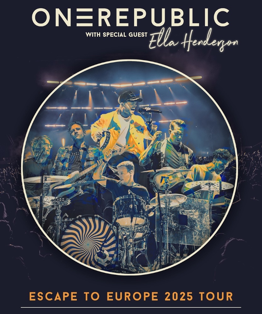 OneRepublic - Escape To Europe 2025 Tour - 24 September 2025 - Co-op Live - Event/Gig details ...
