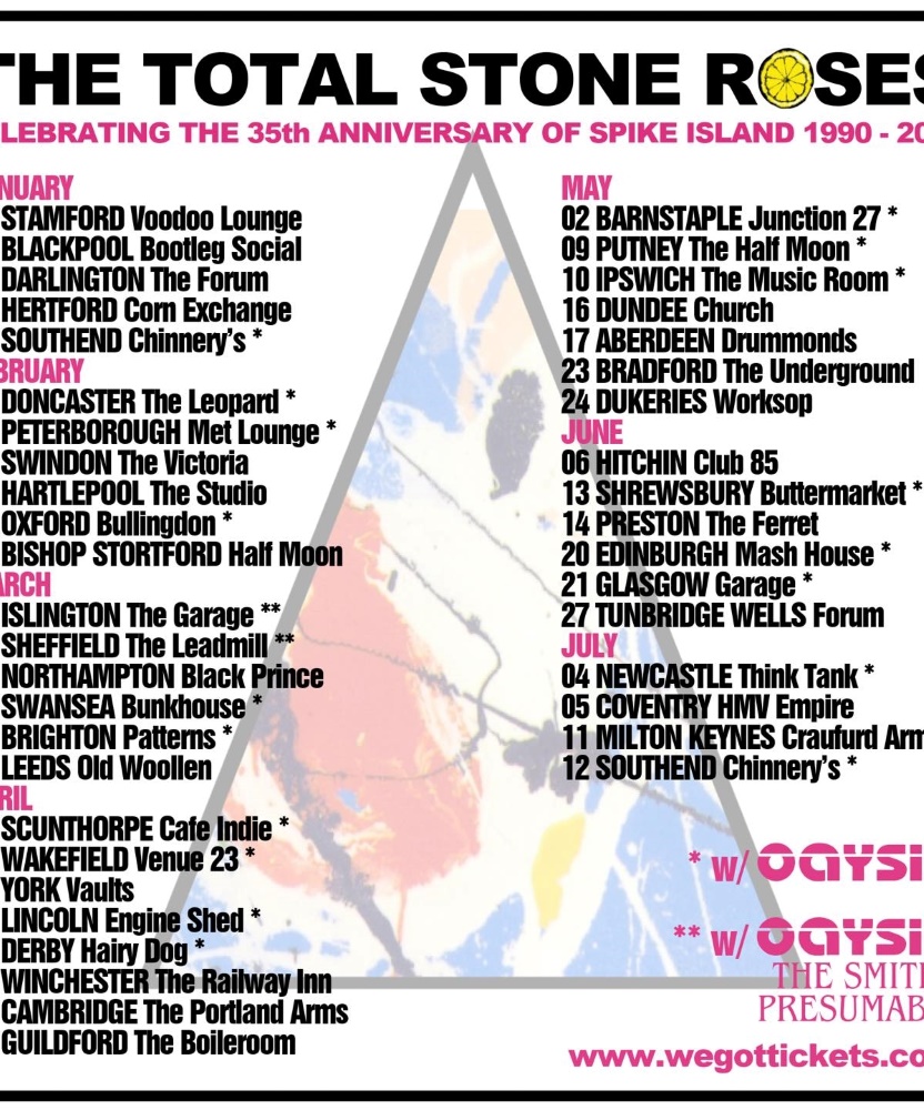 The Total Stone Roses - Celebrating The 35th Anniversary of Spike ...
