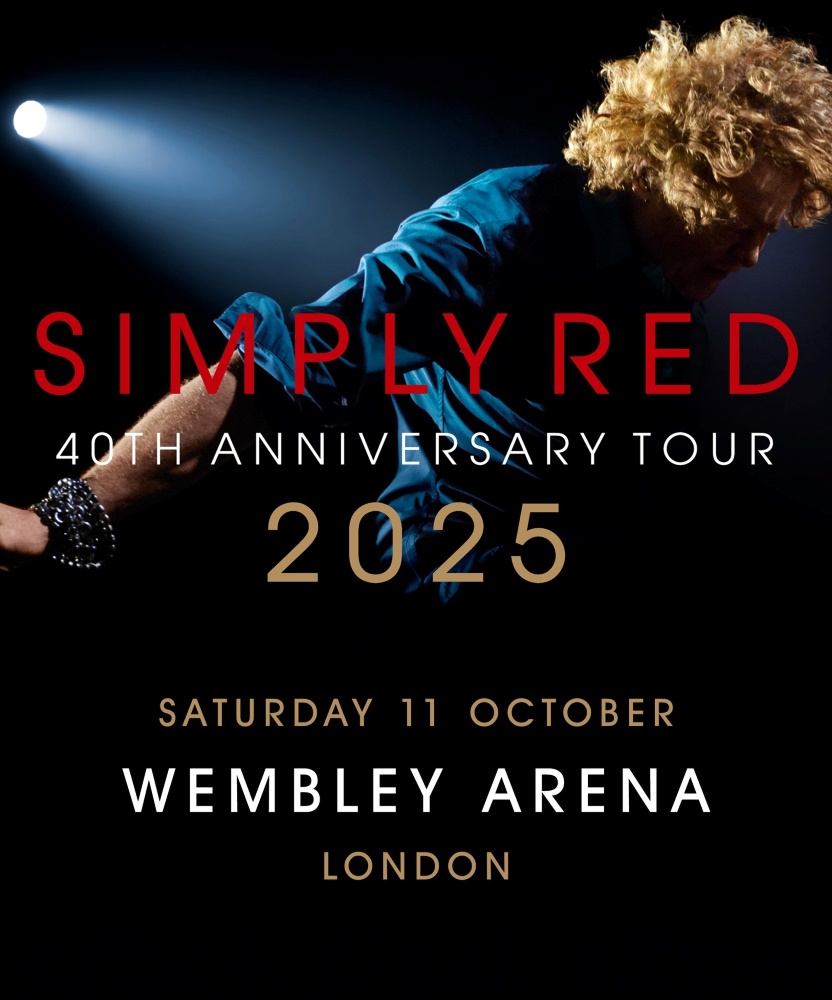 Simply Red - 40th Anniversary Tour - 11 October 2025 - OVO Arena ...
