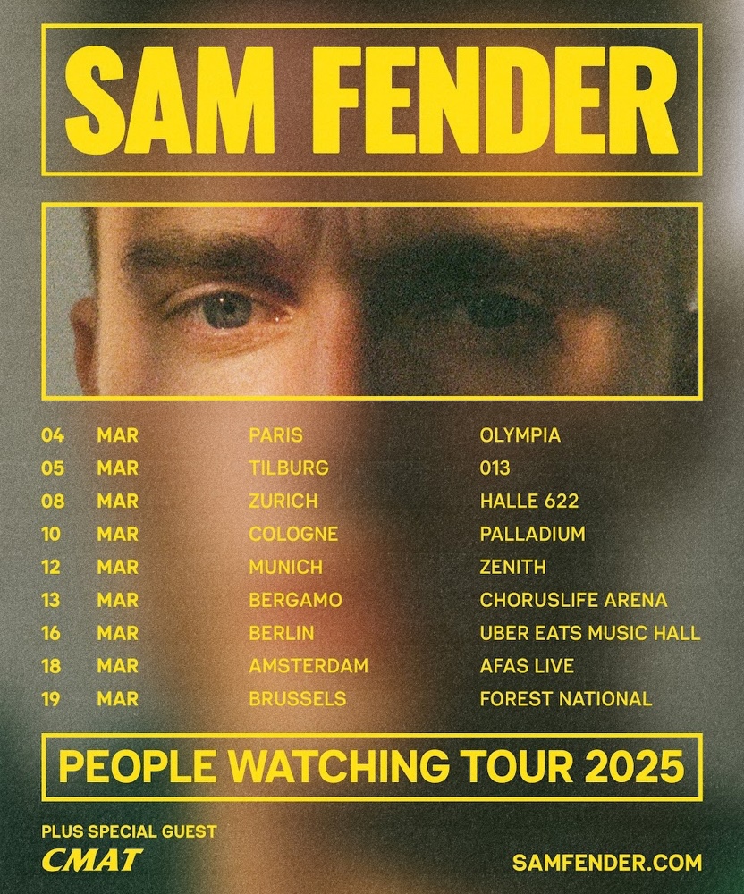 Sam Fender - People Watching Tour - 10 March 2025 - Palladium Köln ...