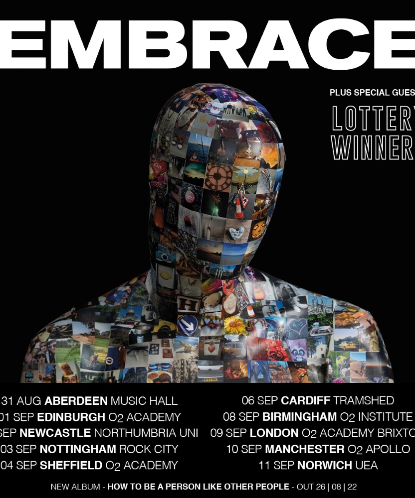 Embrace - UK Tour 2022 - 11 September 2022 - The Nick Rayns LCR, UEA ...