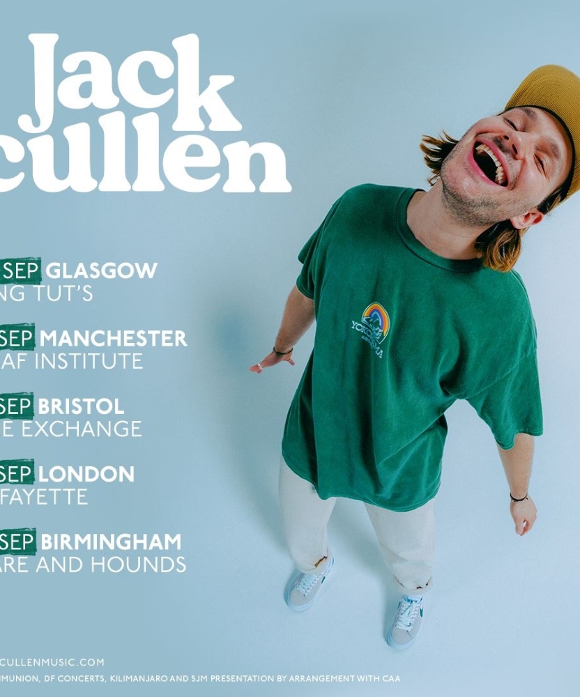Jack Cullen - UK Tour 2022 - 10 September 2022 - The Deaf Institute ...