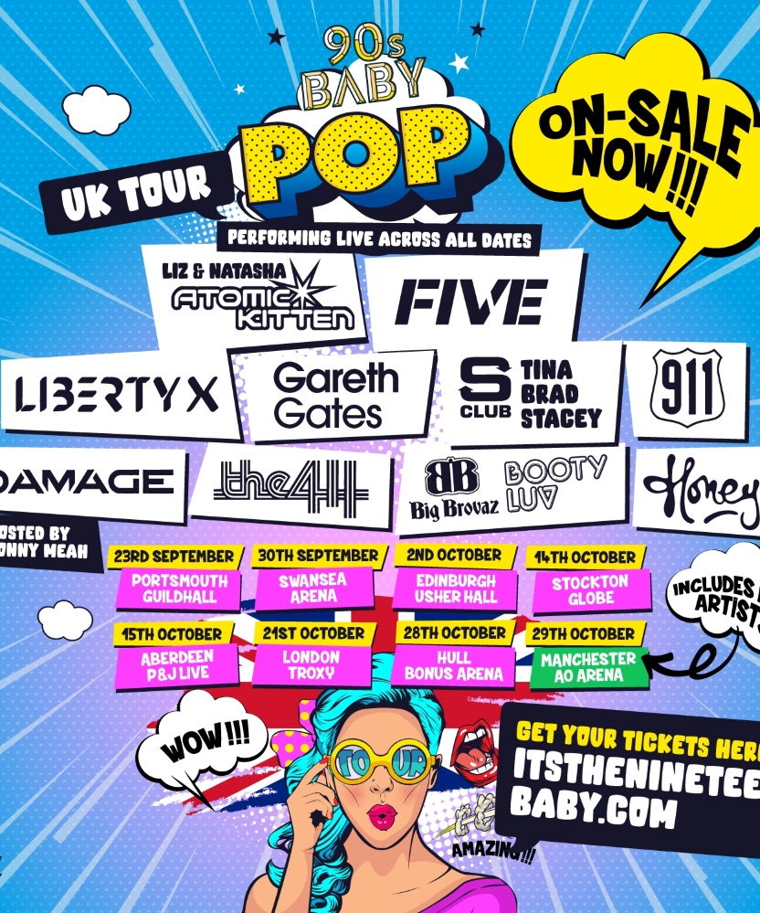 90's baby Pop - UK Tour - 15 October 2022 - P&J Live - Event/Gig ...