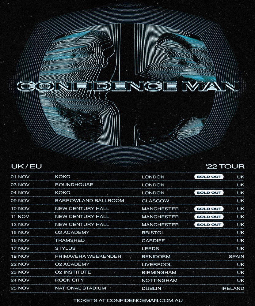 Confidence Man - UK & IE Tour 2022 - 10 November 2022 - New Century ...