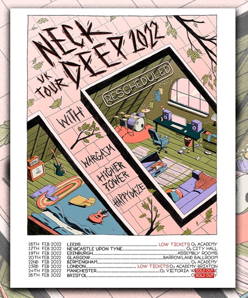 Neck Deep - All Distortions Are Intentional Tour - 23 February 2022 ...