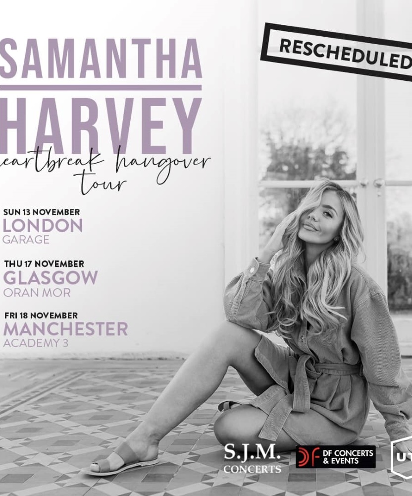 Samantha Harvey - Heartbreak Hangover Tour - 13 November 2022 - The ...