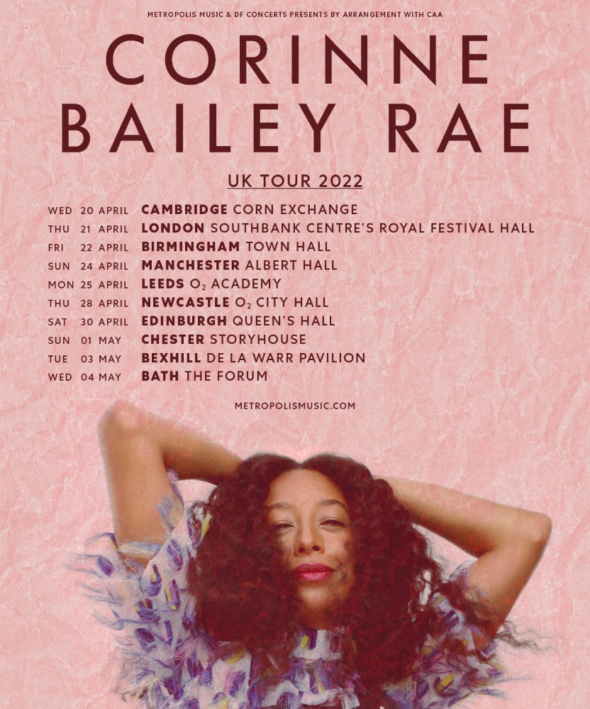Corinne Bailey Rae - UK Tour 2022 - 24 April 2022 - Albert Hall - Event ...