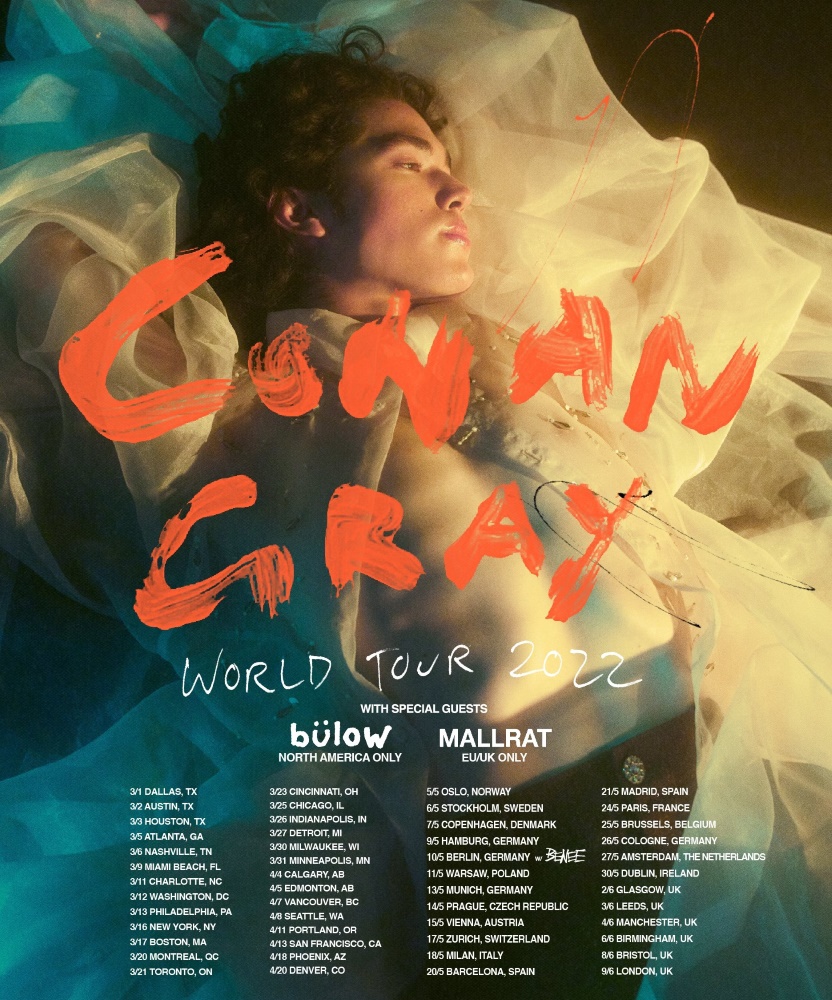 Conan Gray - World Tour 2022 - 17 May 2022 - Volkshaus Zürich - Event ...