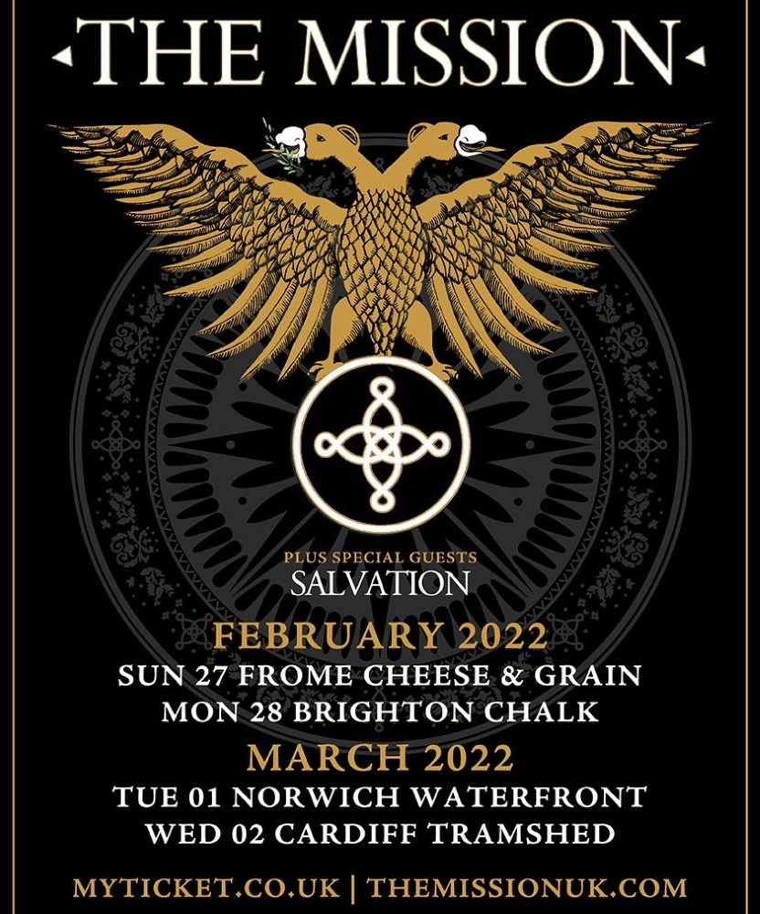 The Mission - UK 2022 - 01 March 2022 - The Waterfront - Event/Gig ...
