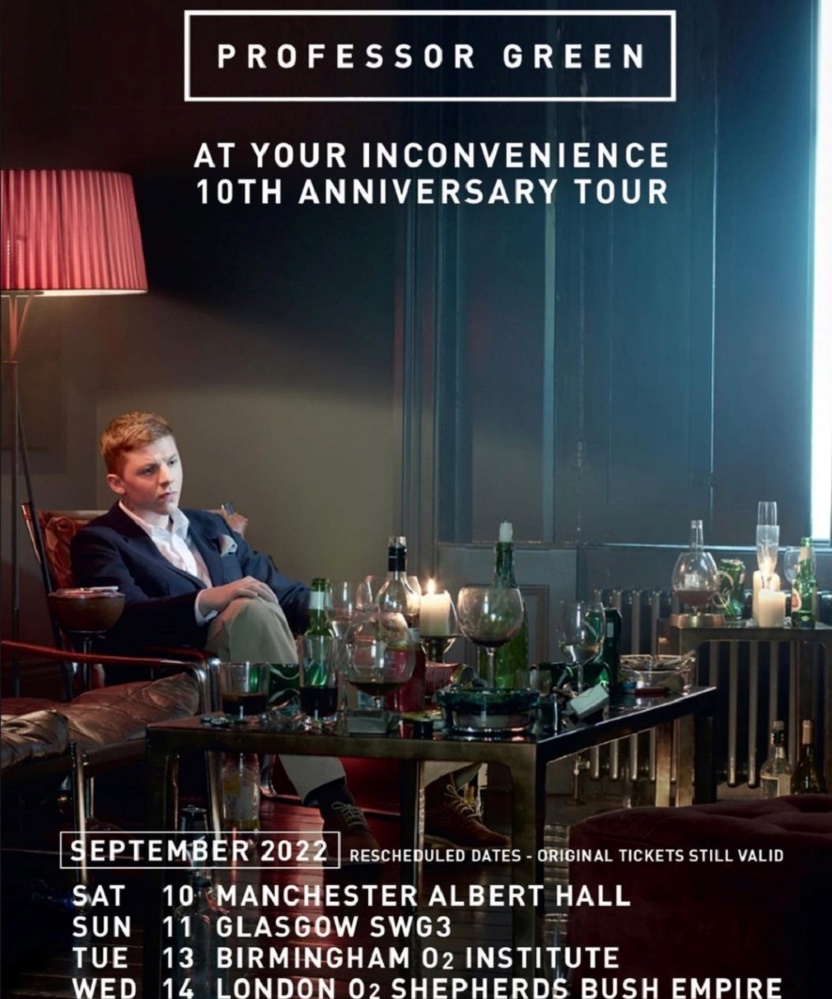Professor Green - 10th Anniversary Tour - 27 April 2023 - O2 Shepherds ...
