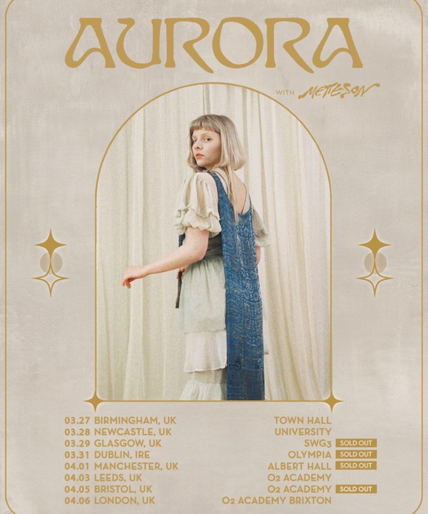 AURORA - UK 2022 - 03 April 2022 - O2 Academy Leeds - Event/Gig details ...