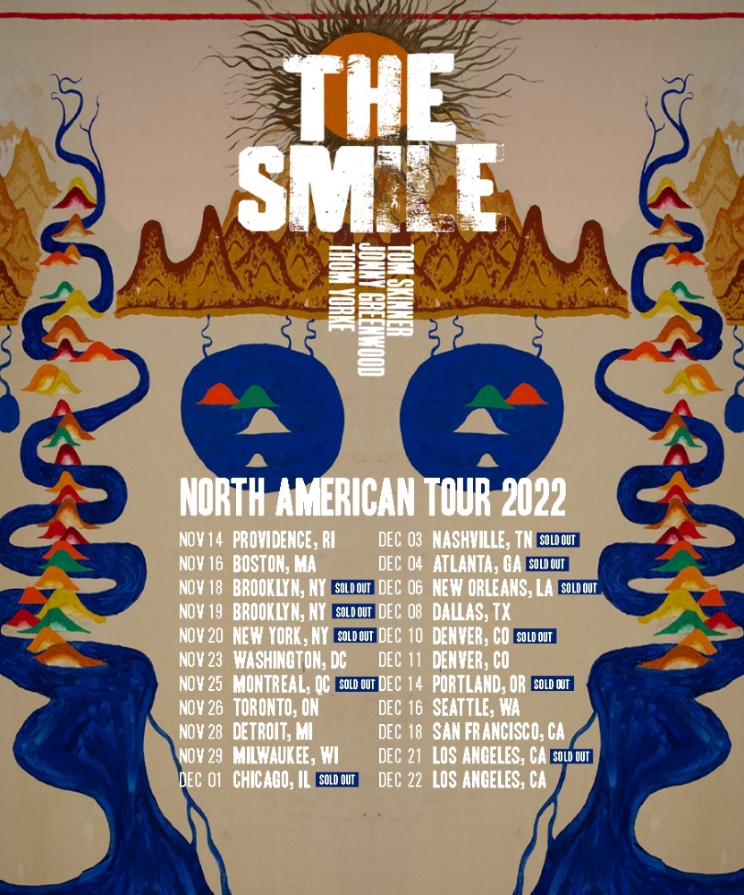 The Smile - NA 2022 Tour - 08 December 2022 - The Factory in Deep Ellum ...