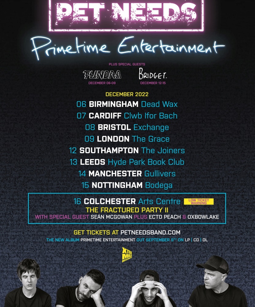 PET NEEDS - Primetime Entertainment UK Tour 2022 - 08 December 2022 ...