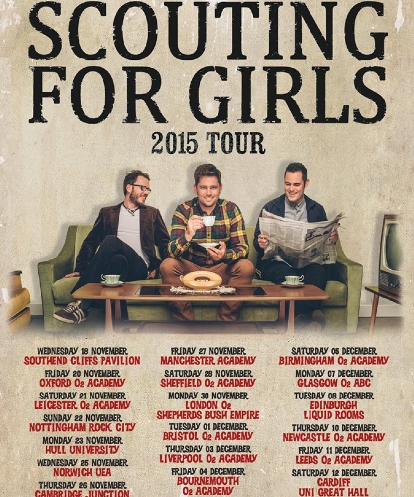 Scouting For Girls - 04 December 2015 - O2 Academy Bournemouth - Event ...