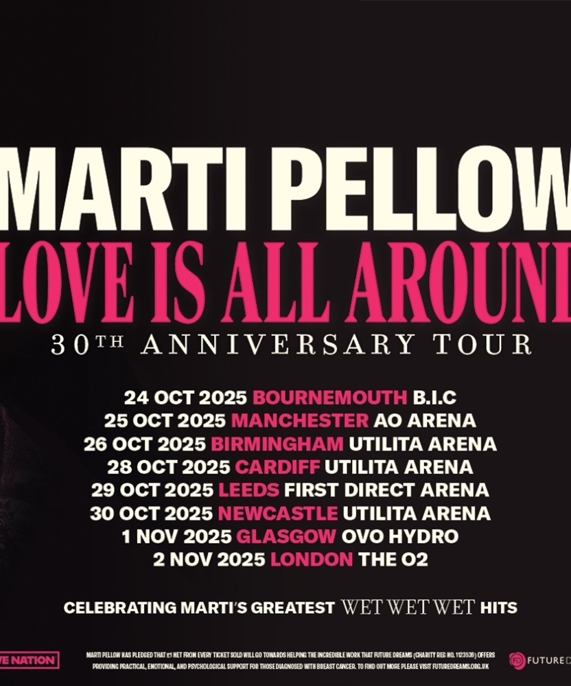 Marti Pellow - Love Is All Around 30th Anniversary Tour - 28 October ...