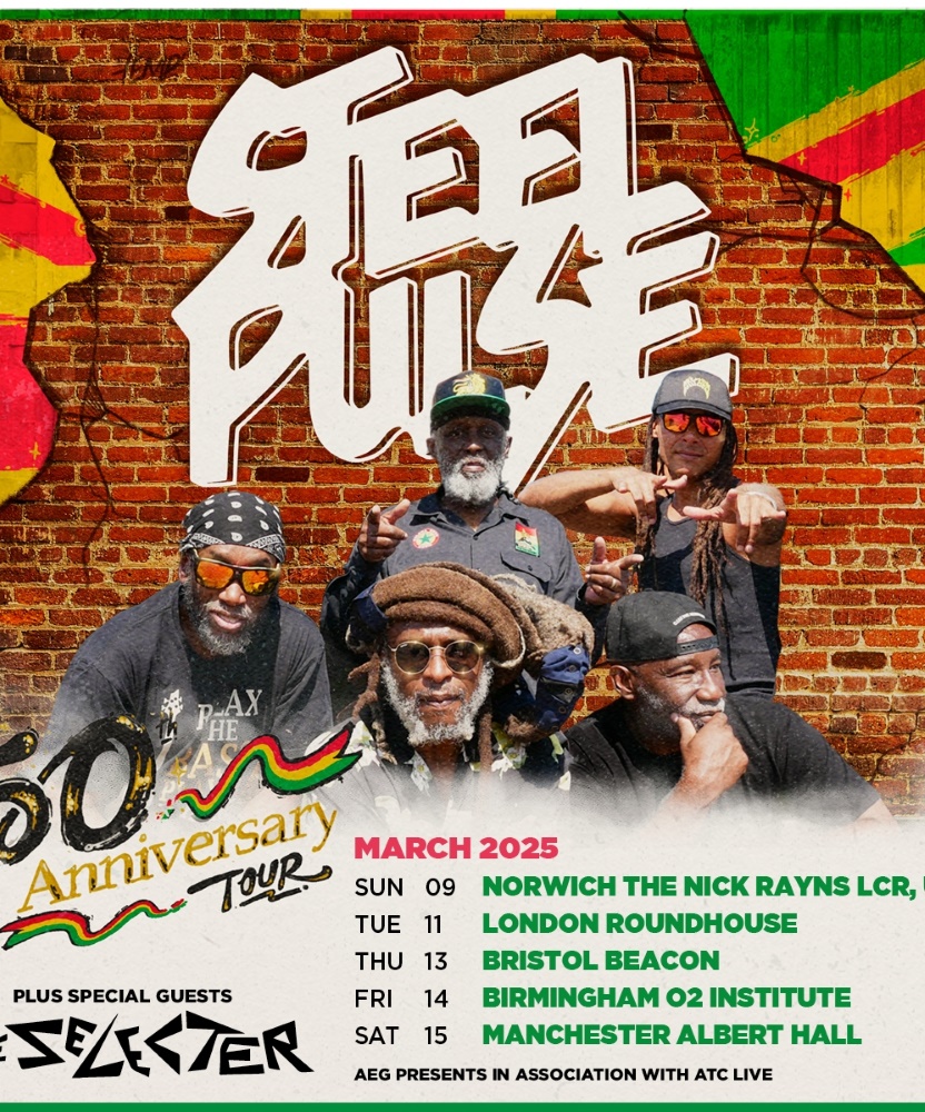 Steel Pulse - 50th Anniversary Tour 2025 - 09 March 2025 - The LCR ...