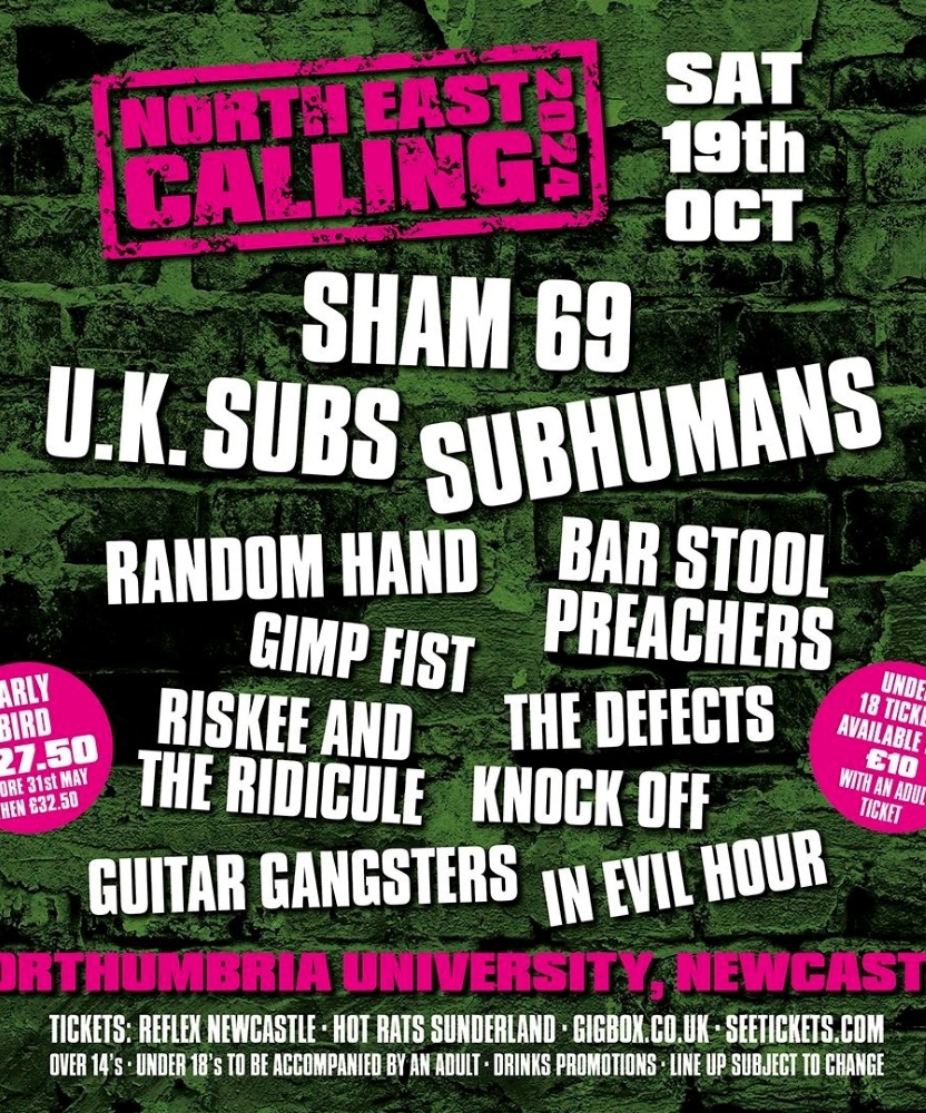 North East Calling 2024 - 19 October 2024 - Northumbria SU - Event/Gig details & tickets | Gigseekr