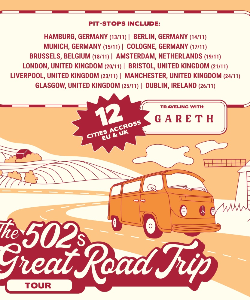 The 502s - The Great Road Trip Tour 2024 - 24 November 2024 - New ...