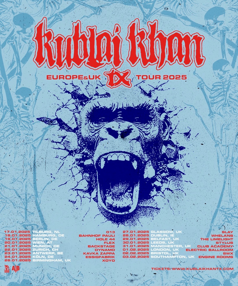 Kublai Khan - Europe & UK Tour 2025 - 02 February 2025 - SWX Bristol - Event/Gig details ...