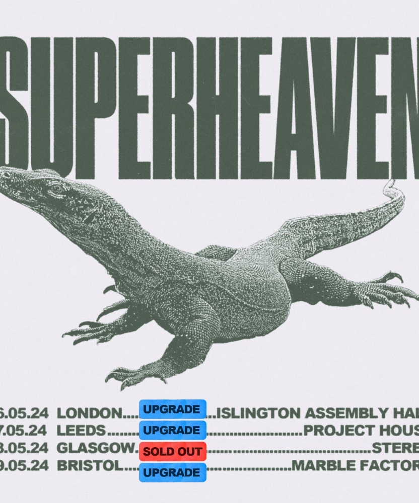 Superheaven - UK Tour 2024 - 19 May 2024 - The Marble Factory - Event ...