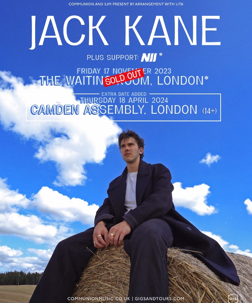 Jack Kane - Venus Tour 2024 - 18 April 2024 - The Camden Assembly - Event/Gig details & tickets ...