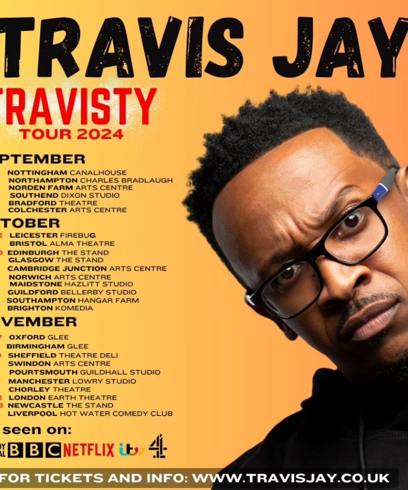 Travis Jay - Travisty UK Tour 2024 - 20 September 2024 - Norden Farm ...