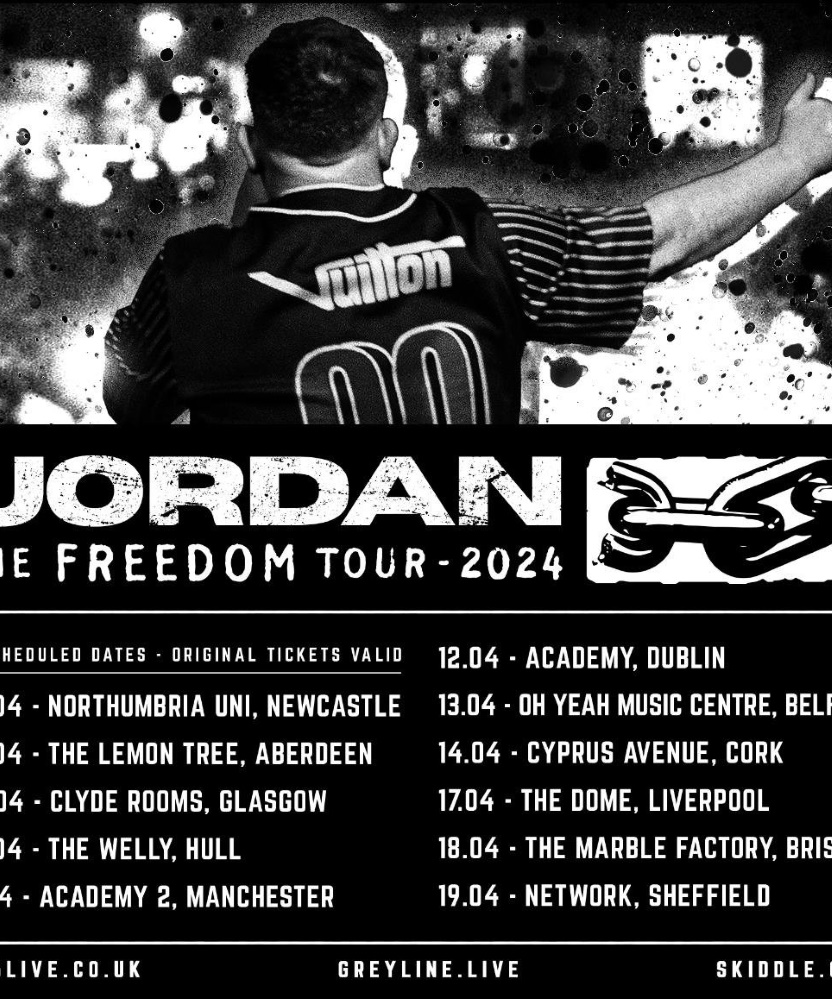 Jordan McCann - The Freedom Tour 2024 - 11 April 2024 - O2 Ritz - Event ...
