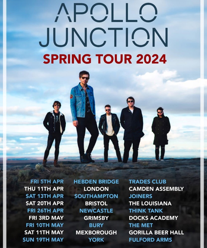 Apollo Junction - Spring Tour 2024 - 11 April 2024 - The Camden Assembly - Event/Gig details ...