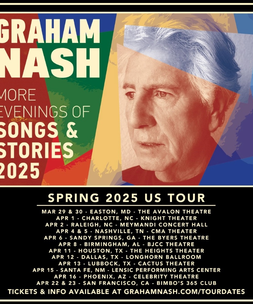 Graham Nash - More Evenings of Songs & Stories 2025 - 02 April 2025 ...
