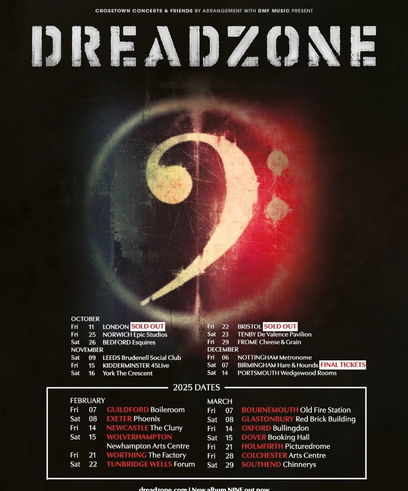 Dreadzone - Nine UK Tour - 11 October 2024 - 229 - Event/Gig details ...