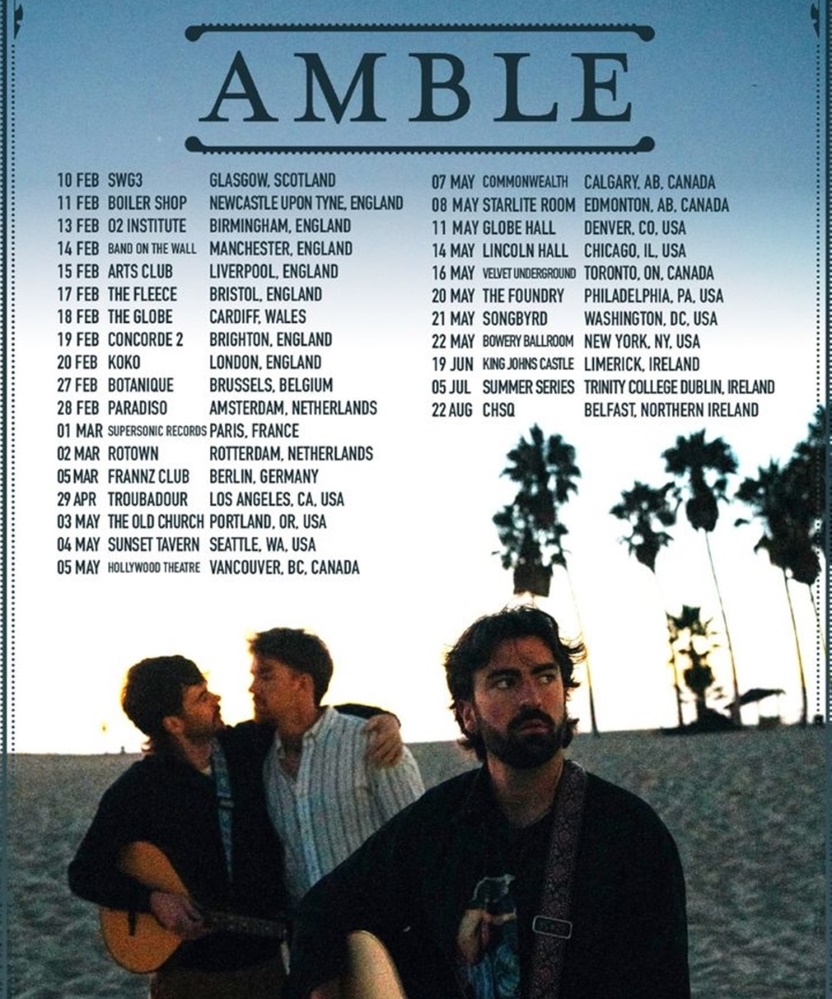 Amble - World Tour 2025 - 11 May 2025 - Globe Hall - Event/Gig details ...