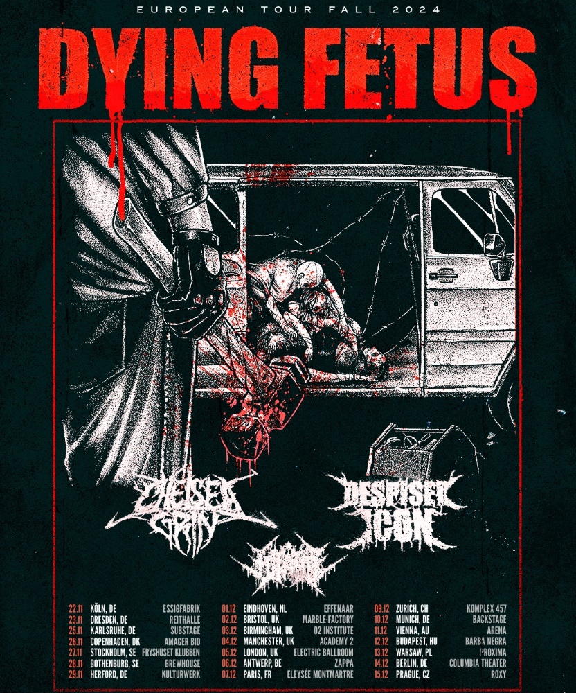 Dying Fetus - European Fall tour 2024 - 27 November 2024 - Fryshuset ...