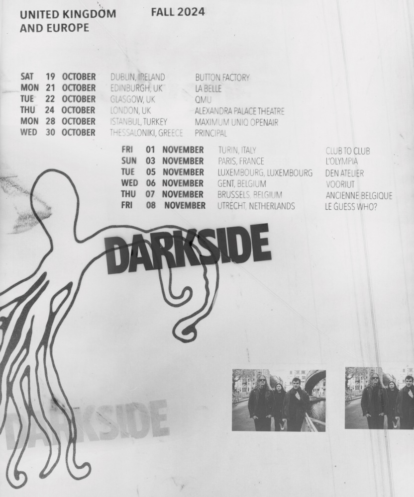 DARKSIDE - 2024 UK & EU Tour - 24 October 2024 - Alexandra Palace - Event/Gig details & tickets ...