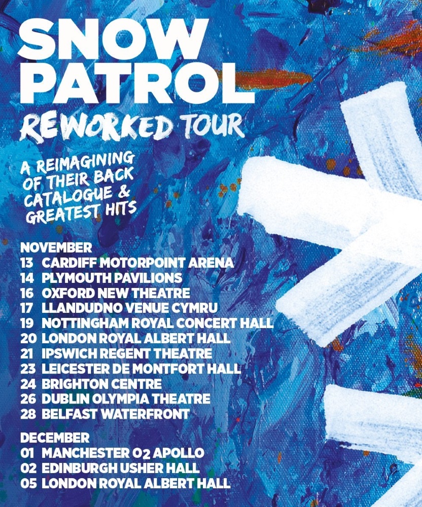 Snow Patrol - Reworked Tour - 14 November 2019 - Plymouth Pavilions ...