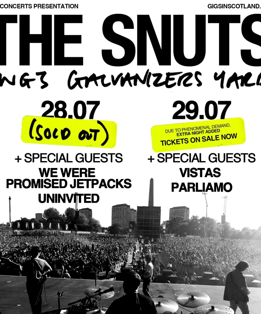 The Snuts - 28 July 2023 - SWG3 - Event/Gig details & tickets | Gigseekr