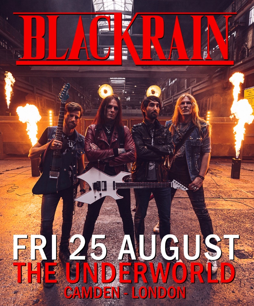BlackRain - 25 August 2023 - The Underworld - Event/Gig details ...