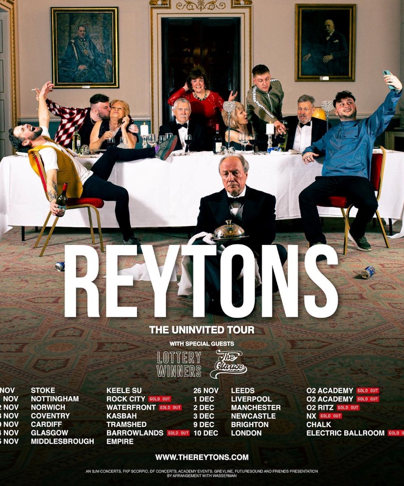 The Reytons - The Uninvited Tour - 02 December 2022 - O2 Ritz - Event ...