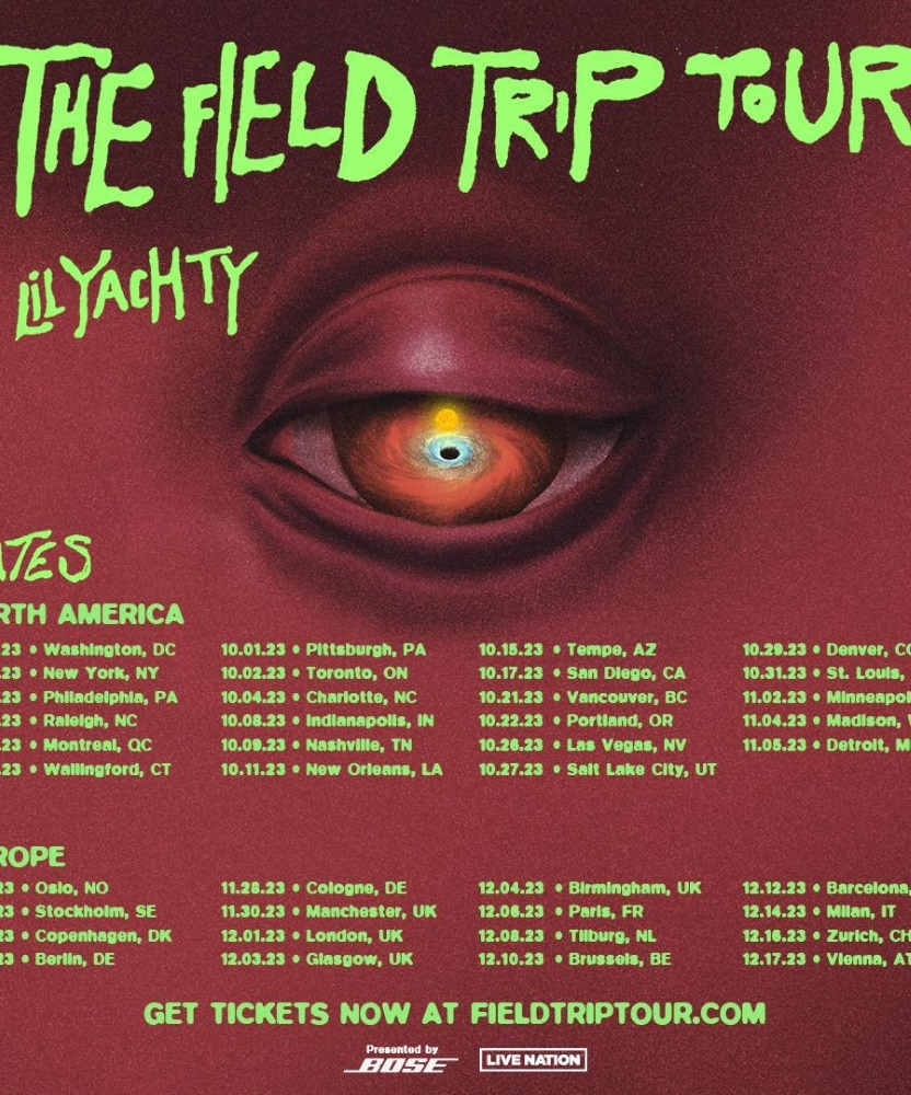 Lil Yachty - The Field Trip Tour - 08 November 2023 - Coca-Cola Roxy ...