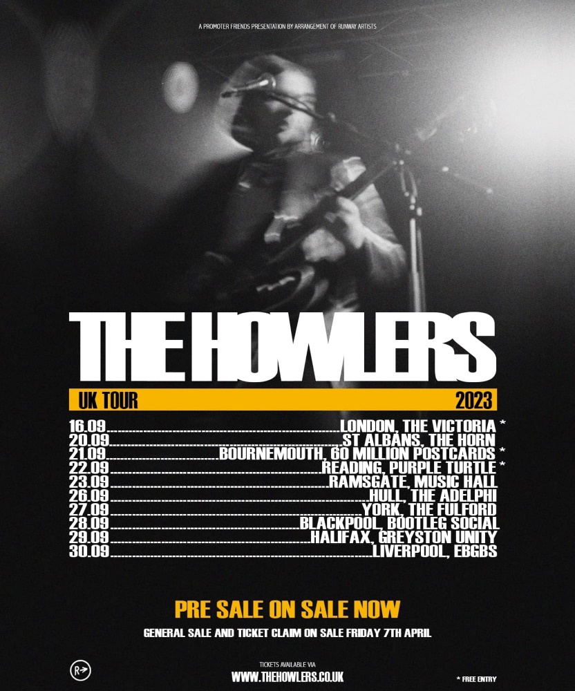 The Howlers - UK Tour 2023 - 30 September 2023 - EBGBS - Event/Gig ...
