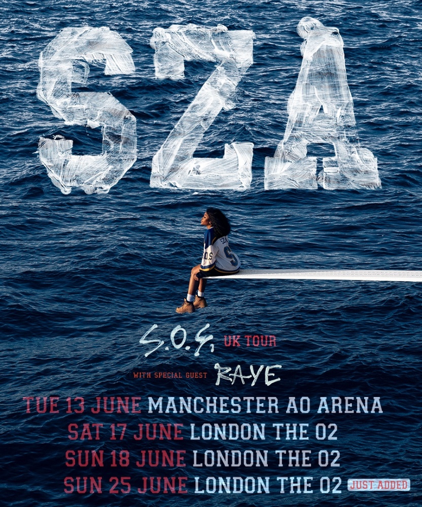 SZA - SOS UK/IE Tour - 13 June 2023 - AO Arena - Event/Gig details ...