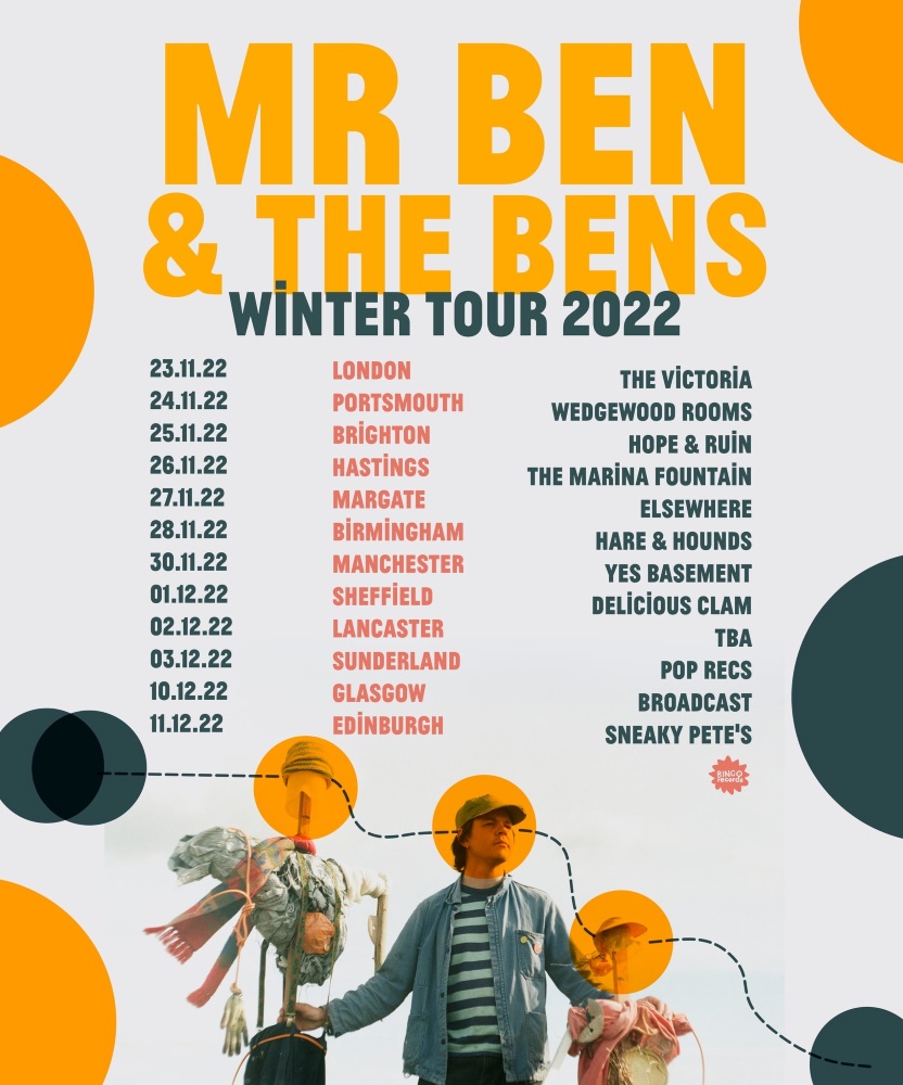 Mr Ben & The Bens - Winter Tour 2022 - 30 November 2022 - YES - Event ...