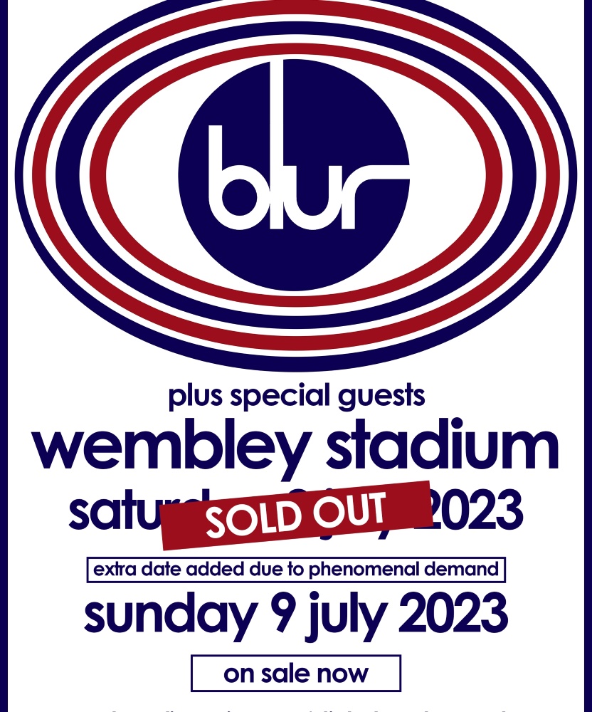 Blur - Blur At Wembley - 08 July 2023 - Wembley Stadium - Event/Gig ... Blur - Blur At Wembley - 08 July 2023 - Wembley Stadium - Event/Gig ...