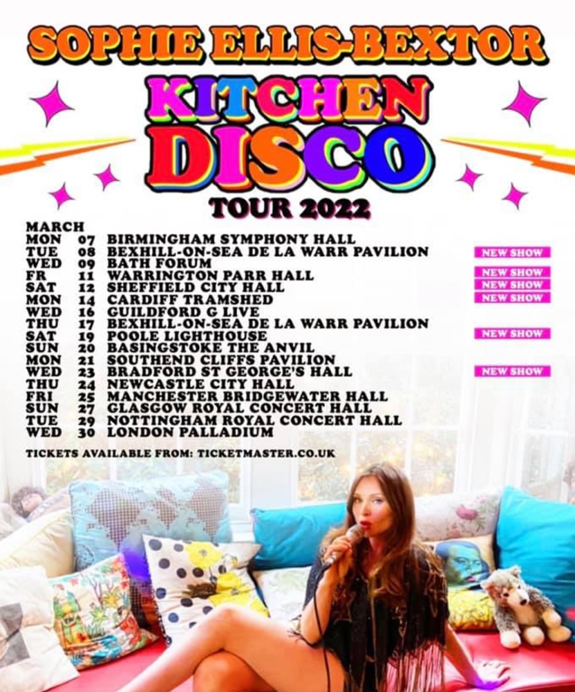 Sophie Ellis-Bextor - Kitchen Disco Tour 2022 - 30 March 2022 - London ...
