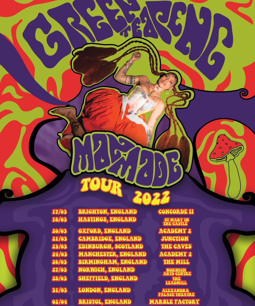 Greentea Peng - Man Made Tour 2022 - 23 March 2022 - The Caves - Event ...