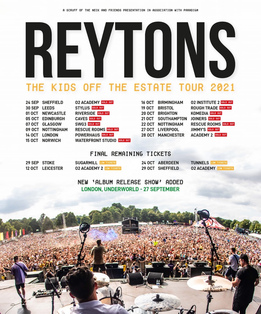 The Reytons - The Kids Off The Estate Tour 2021 - 05 October 2021 - The ...